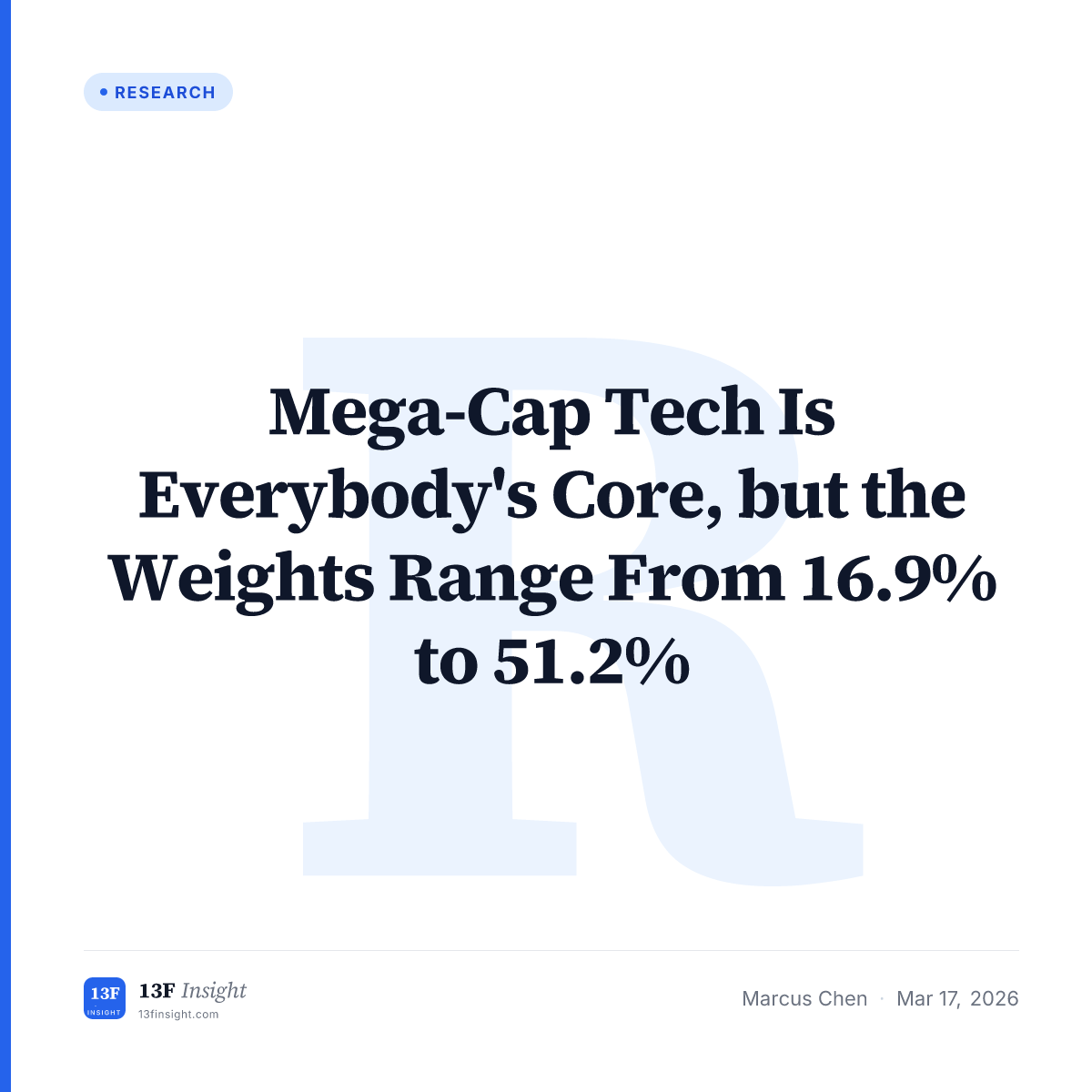 Mega-Cap Tech Ownership Map in Q4 2025 13Fs | 13F Insight
